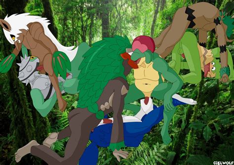 Post 5589340 Appletun Ferroseed Ferrothorn Kikou Ludicolo Porkyman Rillaboom Shiftry Trevenant