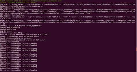 Airsim Simulation Errno Connection Refused Sleeping Issue ArduPilot Ardupilot