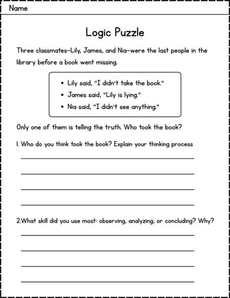 Critical Thinking And Problem Solving Workbook Grades 46 8 Skill Building