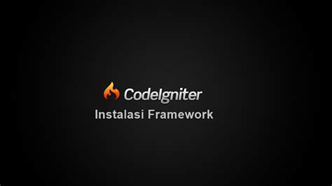 Part 2 Instalasi Framework Codeigniter Dhidecoderweb Tutorial