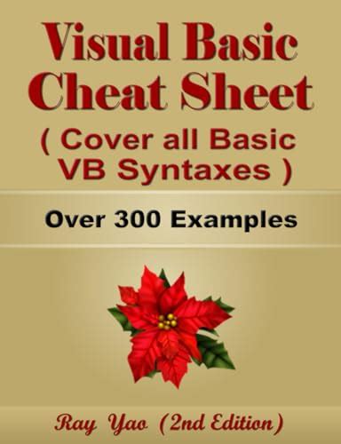 Mua Visual Basic Cheat Sheet Syntax Table And Chart Complete Reference