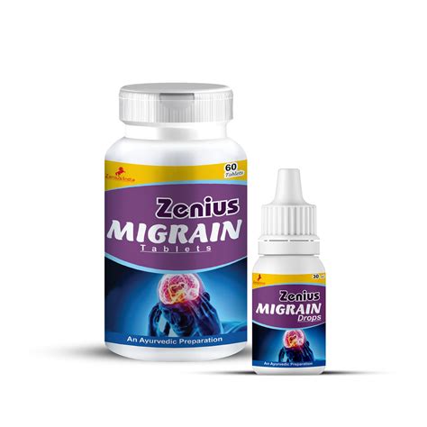 Zenius Migrain Kit 60 Tablets And 30ml Drops Clickoncare