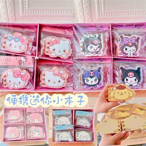 Cartoon Portable Small Size Mini Coil Notebook Kuromi Cute Small Notebook Notepad Portable