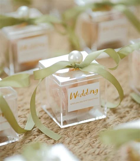 Acrylic Wedding Favor Boxes