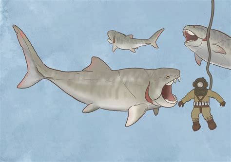Dunkleosteus Vs Megalodon Size Comparison