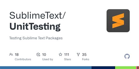 Github Sublimetextunittesting Testing Sublime Text Packages