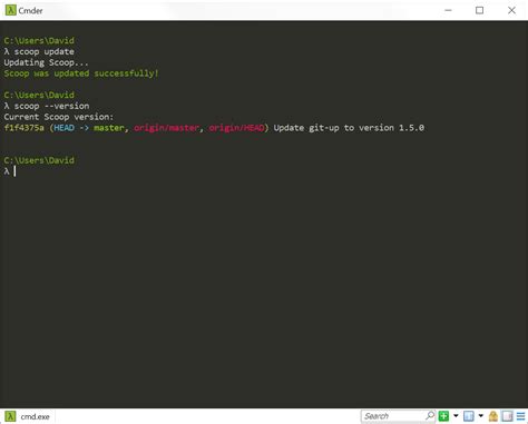 Invalid Path For `scoopnew` When Using Cygwins Git Instead Of Git For