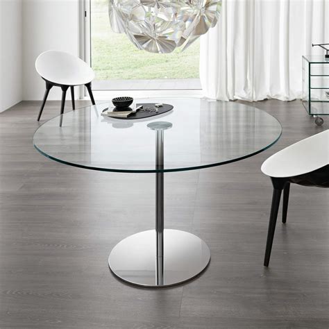Glass Round Tables Dining Table Agerby D119 Glass Oak Jysk