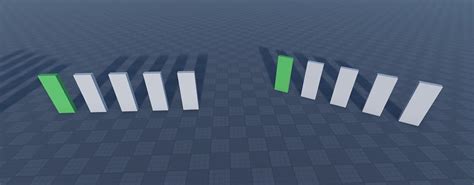 how to create a line of parts that always increment on a relative axis