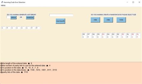Github Mahirezuhalozdemir Hammingcode Errordetection This Code Written In Python Detects The