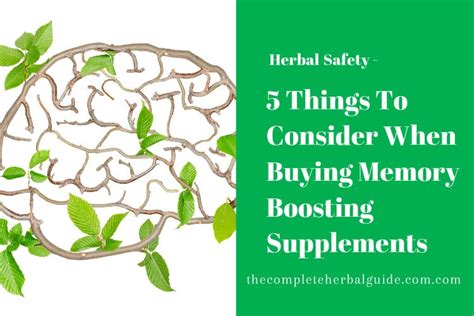 5 Things To Consider When Buying Memory Boosting Supplements
