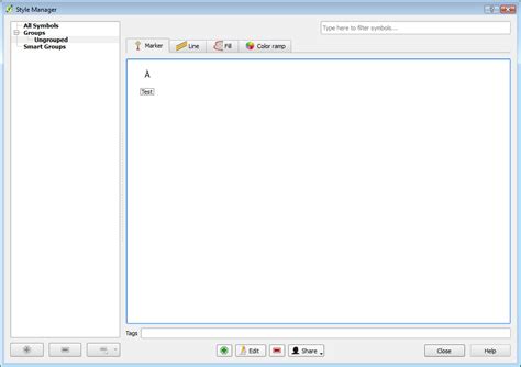 Bug Report 9045 Font Marker Symbol Not Visible In Style Manager After Restarting QGIS QGIS