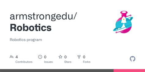 GitHub Armstrongedu Robotics Robotics Program