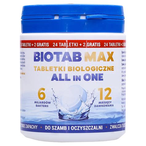 Set 26 Tablete Biologice Pentru Fose Biotab Alb Emagro