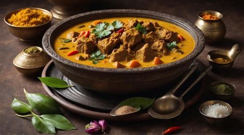 Premium Psd Delicious Kerala Olan Curry In A Earthen Bowl