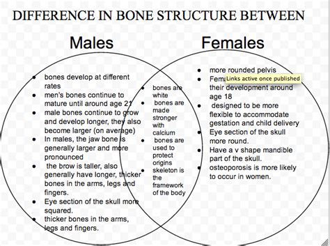 Differences And Similarities In The Bones