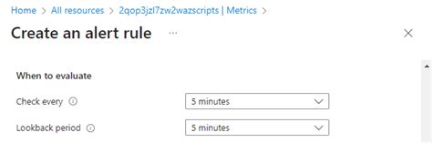 Tutorial Create A Metric Alert For An Azure Resource Azure Monitor