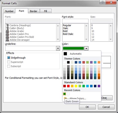 Sparkling Christmas Tree In Excel