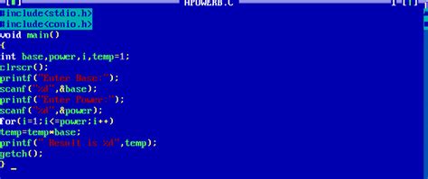 Program To Find Power Of A Number Without Using Library Functions
