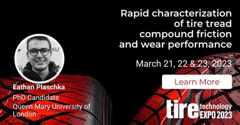 Looking Forward To Presenting My Work At The Upcoming Tire Technology Expo 2023 In Hannover This