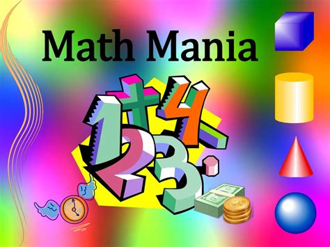 Ppt Math Mania Powerpoint Presentation Free Download Id2501673