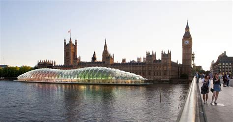 Gensler Temporary Floating Parliament On Thames Could Save Uk Millions