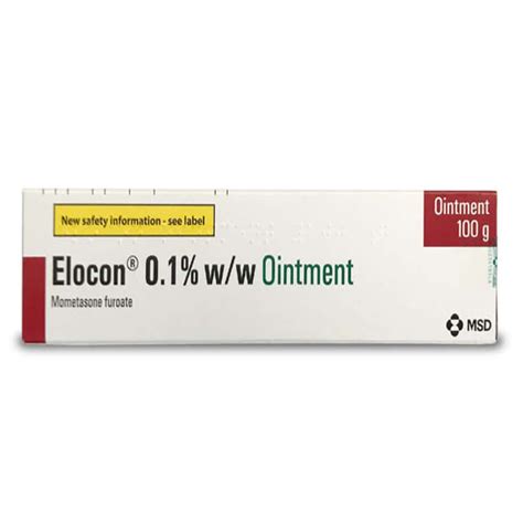 Elocon 01 Ointment Mometasone Meds Direct To You