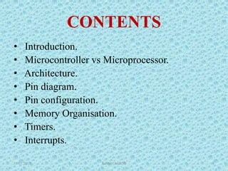 8051 Microcontroller ppt | PPTX
