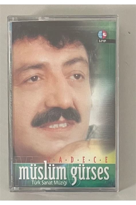 Elenor Müslüm Gürses Sadece Türk Sanat Müziği Kaset Jelatininde Sıfır Orijinal Dönem Baskı