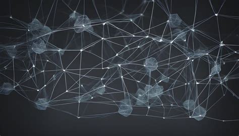 a computer generated image of a complex structure made of connected