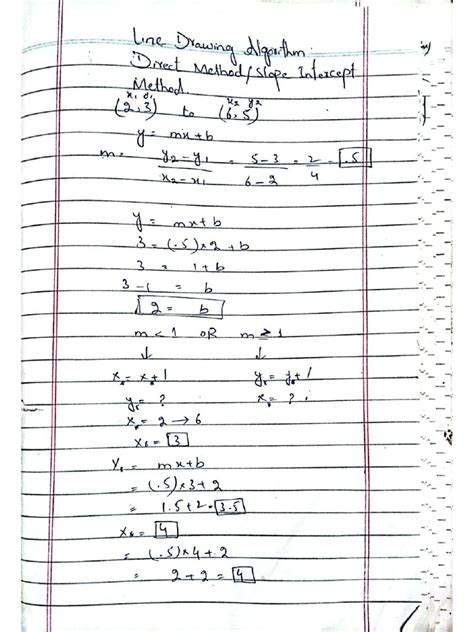 line drawing algorithms pdf