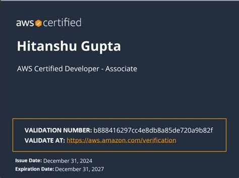 Aws Cloud Awscertified Awsdeveloperassociate Devops Hitanshu Gupta☁️
