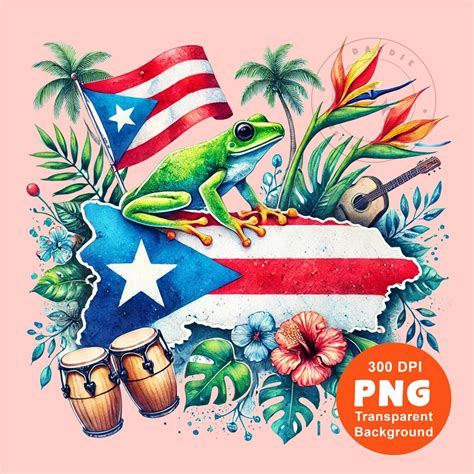 Puerto Rico Flag Png Boricua Culture Png Patriotic Png Puerto Rica