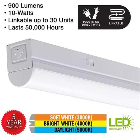 Eti Solid State Lighting 2ft Linkable Led Strip Light Fixture 85w