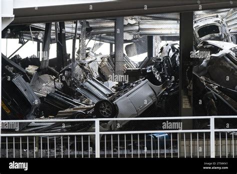 file photo dated 12 10 23 of the scene at luton airport after a fire
