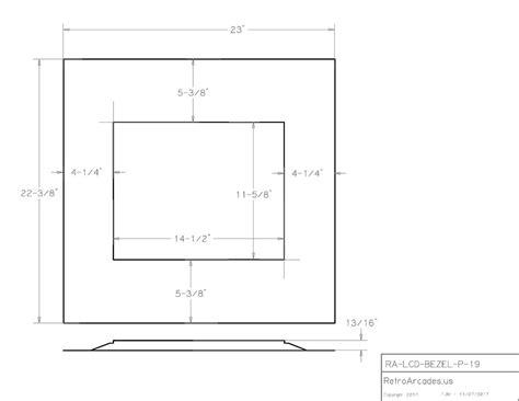 19 Inch Lcd Plastic Monitor Bezel Holland Computers Inc