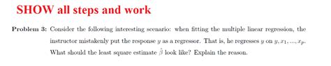 solved consider the following interesting scenario when