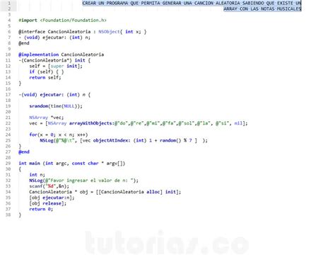 Poo Arrays Objective C Cancion Aleatoria