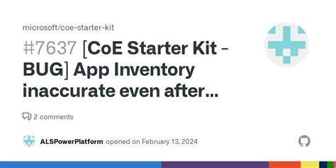 CoE Starter Kit BUG App Inventory Inaccurate Even After Adding Deletion Code In Environments