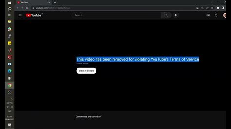 i got warning strike from youtube video has been removed for violating