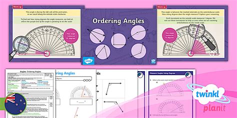 Level 3 Angles Measuring And Ordering Angles Lesson 1