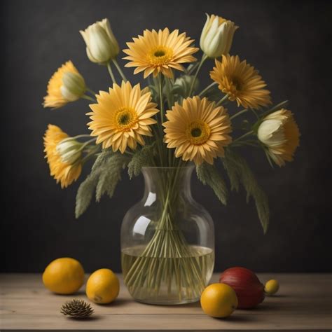 Premium Photo Still Life With Flowers