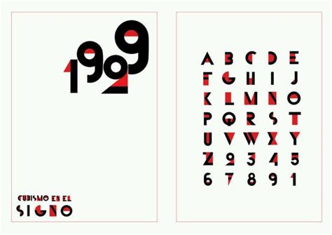 Tipografia De Cassandre Por Florencia Lewkow Tipografía Cubismo