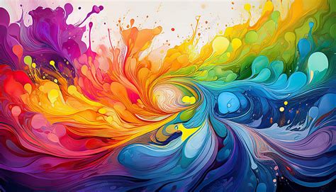 Abstract Swirls Of Vibrant Colors Create A Mesmerizing Dynamic Display Background Abstract