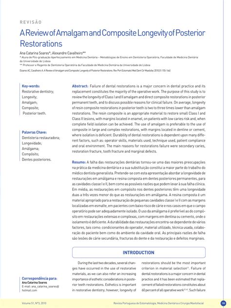 Longevity Of Amalgam And Composite Resin As Posterior Restorations Boardfasr