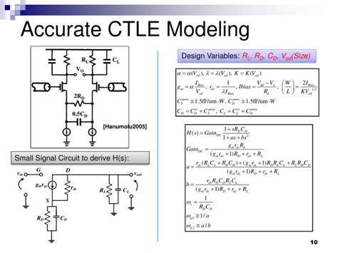 Ppt High Speed And Low Power On Chip Global Link Using Continuous Time Linear Equalizer