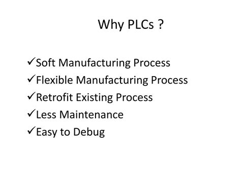 ppt introduction to programmable logic controller plc powerpoint