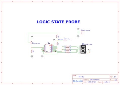 Logic Probe OSHWLab