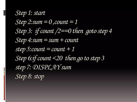 Flowchart And Algorithm Pptx