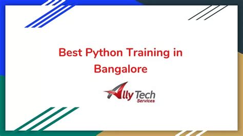 Ppt Best Pythontraining In Bangalore Powerpoint Presentation Free